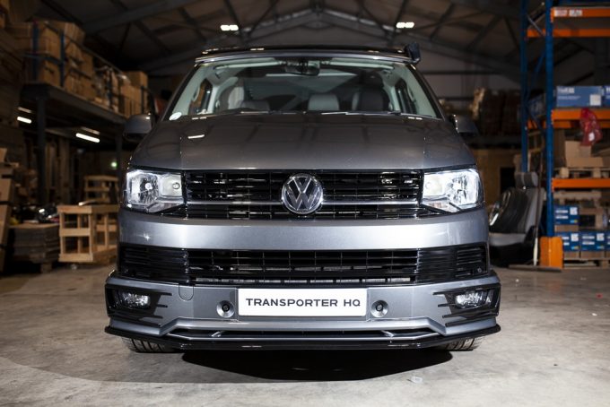 VW T6 Sportline Front Splitter - With Fixings | Transporter HQ