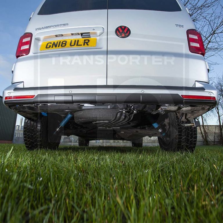 VW T6 / T6.1 Rear Bumper Skid Plate - Tailgate Models - Silver or Black ...