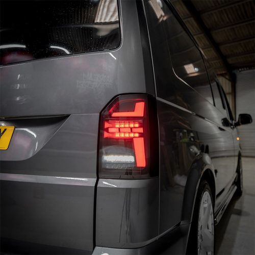 T6.1 Smoked Rear Lights - LED - Tailgate - Black Smoke | THQ