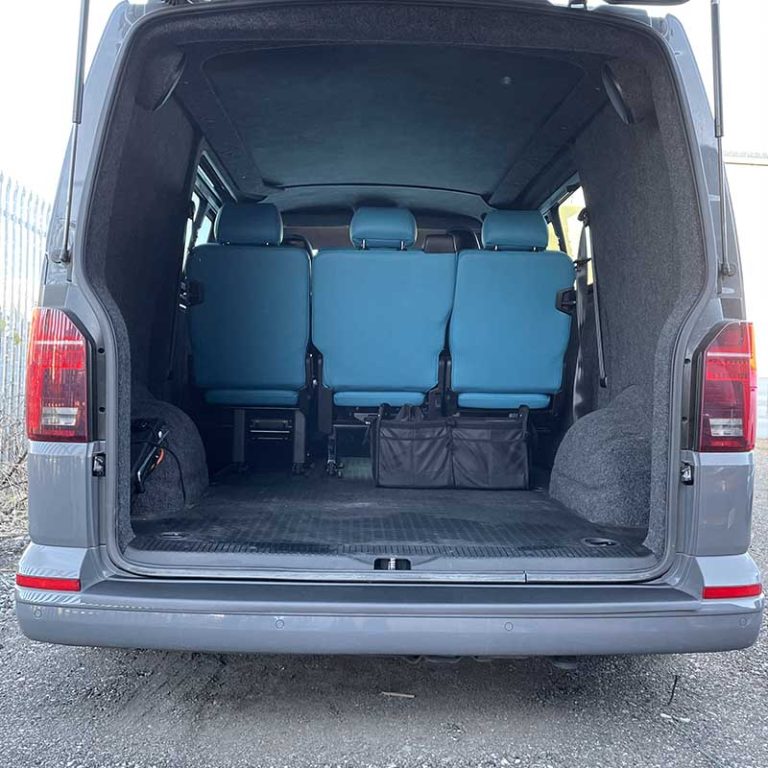 VW Transporter Rear Tailgate Bumper Protector - Matte Black | THQ