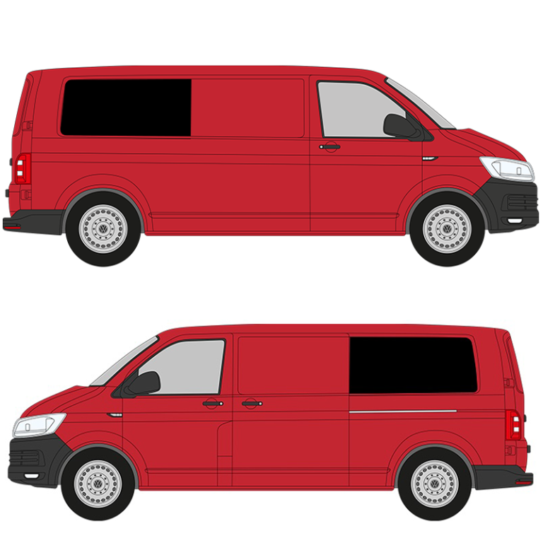 VW Transporter LWB Window Set - Pair | Transporter HQ