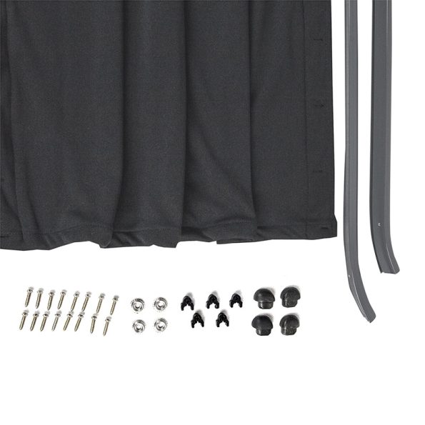 Curtains - Tailgate - Black - VW Caddy Maxi - Caddy Maxi Curtains ...